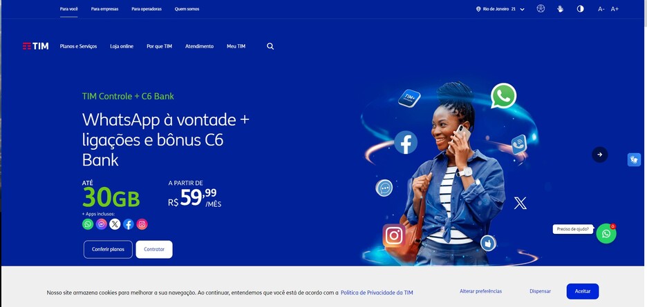 Explorando o Site Oficial da TIM: Uma Análise Detalhada da Experiência ... Explorando o Site Oficial da TIM: Uma Análise Detalhada da Experiência ...